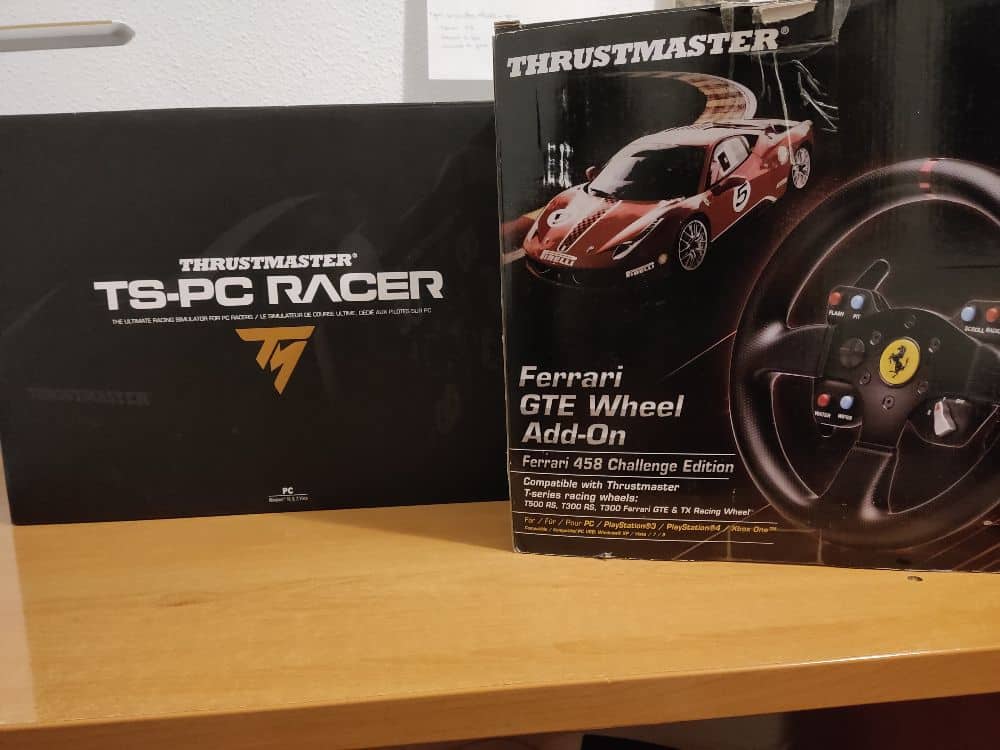 VENDIDO Thrustmaster TSPC + Aro 458 GTE wheel addon - SIMSale ...